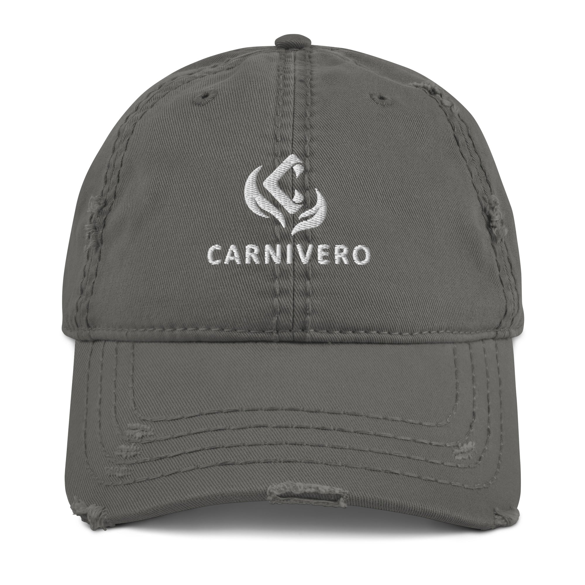 Distressed Logo Dad Hat – Carnivero